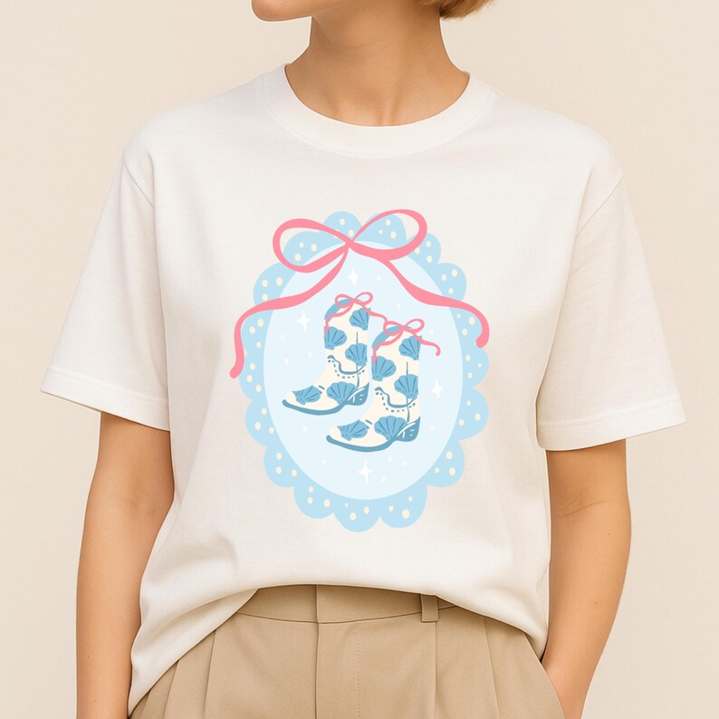 Coastal Cowgirl PNG Clipart Set, Western Beach Vibes Clipart, Country ...