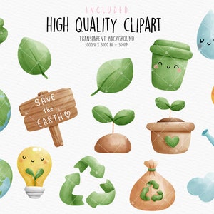 Gnome Earth Day Clipart, Earth Day Clipart, Environment Clipart, Love ...
