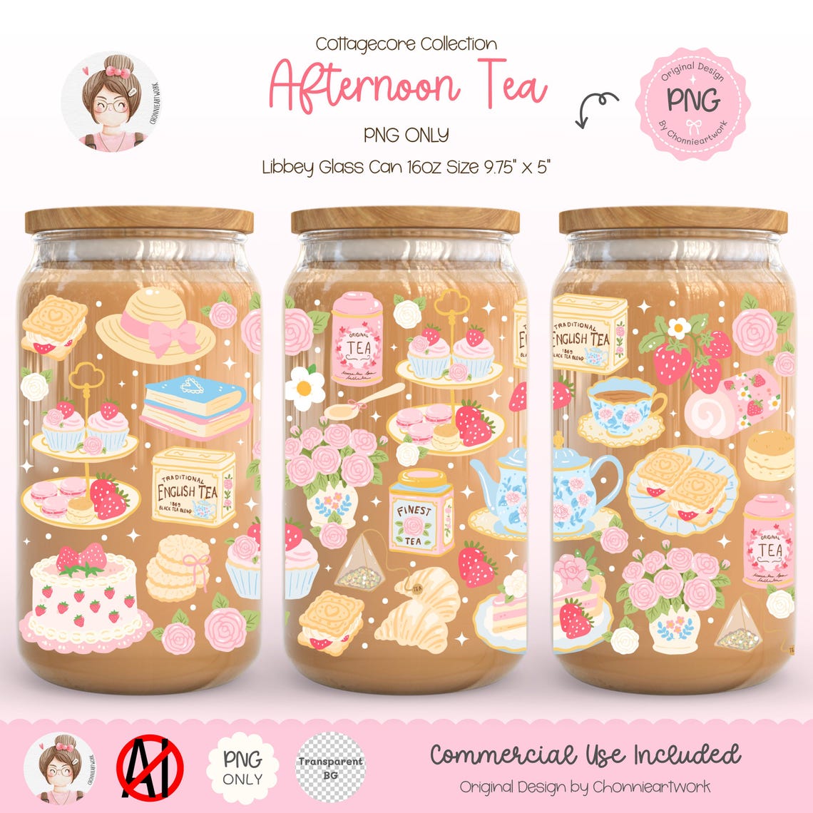 Afternoon Tea Cup Wrap, Coquette Cup Wrap, Flowers Wrap, Daisy Cup Wrap ...