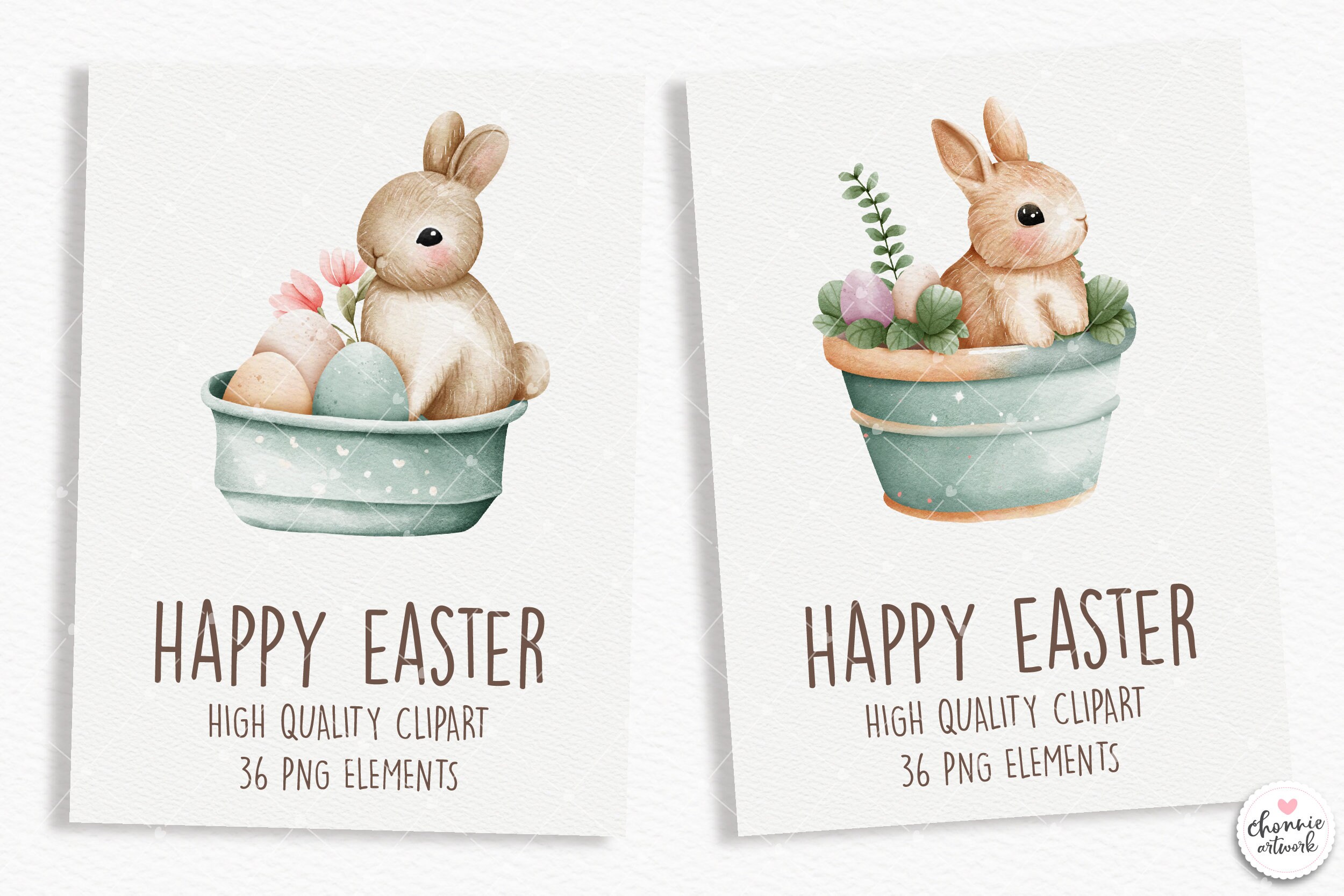 Easter Clipart Easter Rabbit Clipart Rabbit Clipart Easter - Etsy
