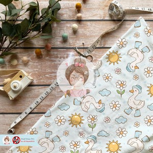 Silly Goose Seamless Pattern Cute Boy Goose Repeating Goose Pattern ...