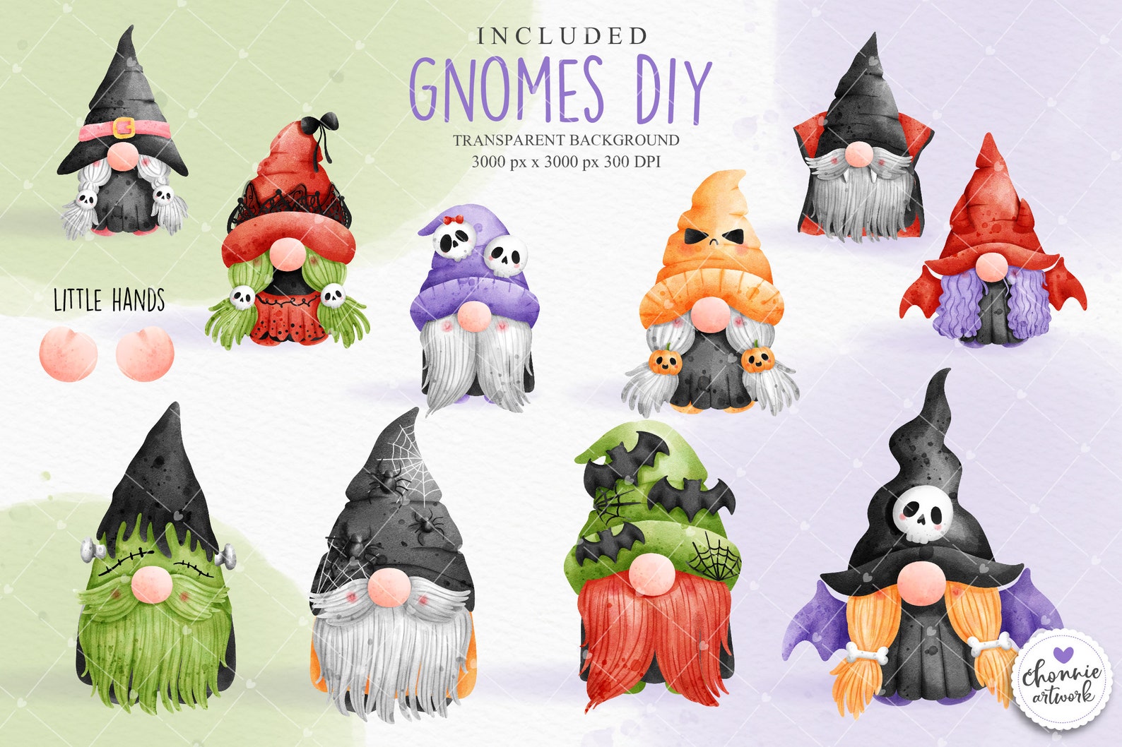 Halloween Gnome Clipart Halloween Clipart Gnome Halloween - Etsy