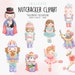 The Nutcracker Clipart, Candy Christmas Clipart, Pastel Nutcracker ...