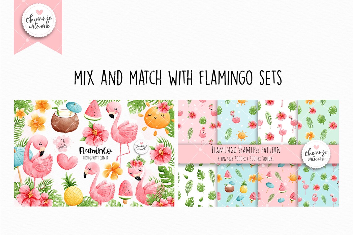 Gnome Flamingo Clipart Summer Gnome Clipart Tropical Gnomes | Etsy