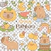 Groovy Capybara Clipart Retro Fall Png Autumn Png Hippie Flower Png ...