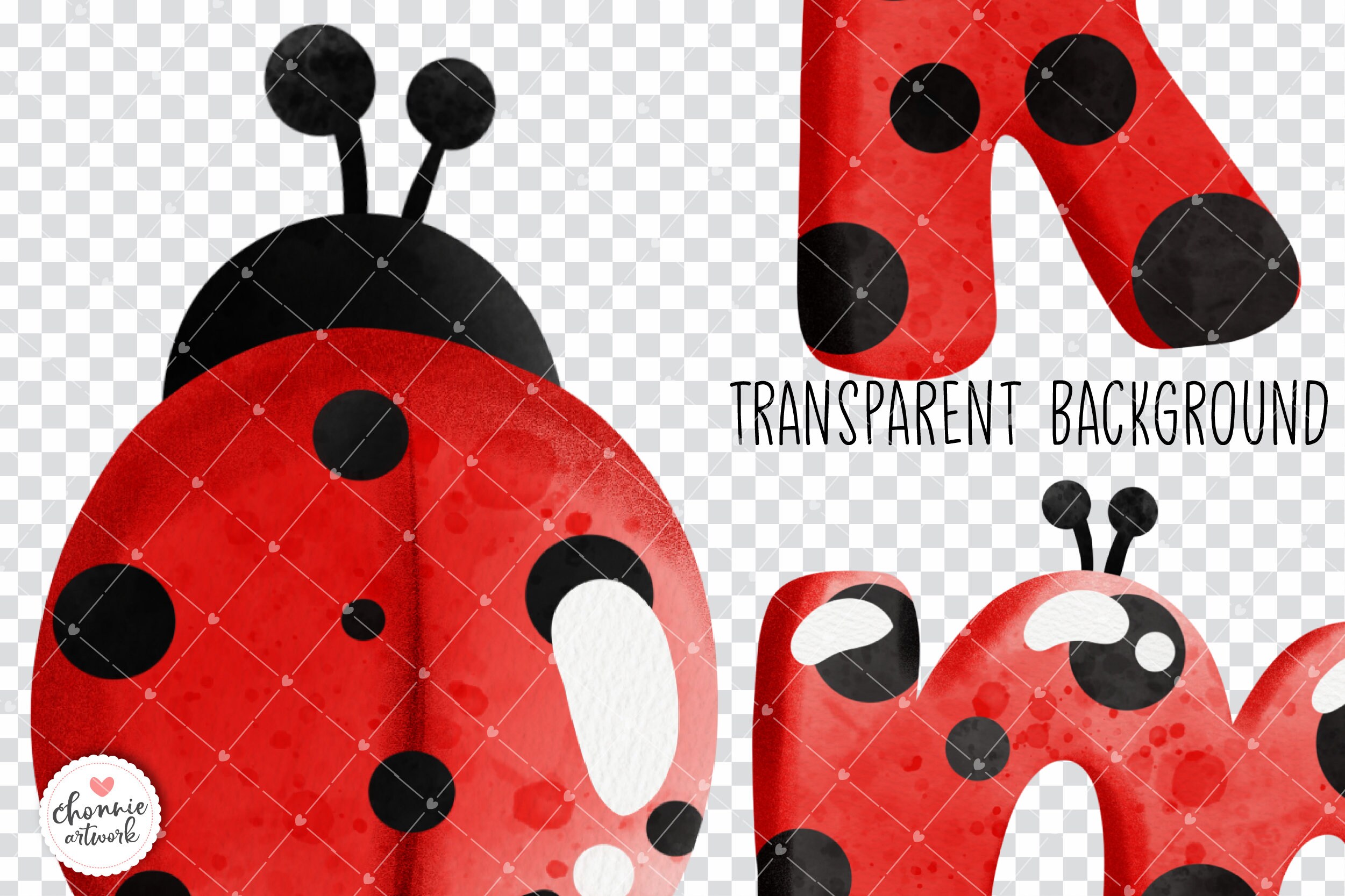 Ladybug Font Ladybug Alphabet Font Letter | Etsy Canada