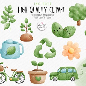 Earth Day Clipart, Environment Clipart, Love Earth Clipart, Eco ...