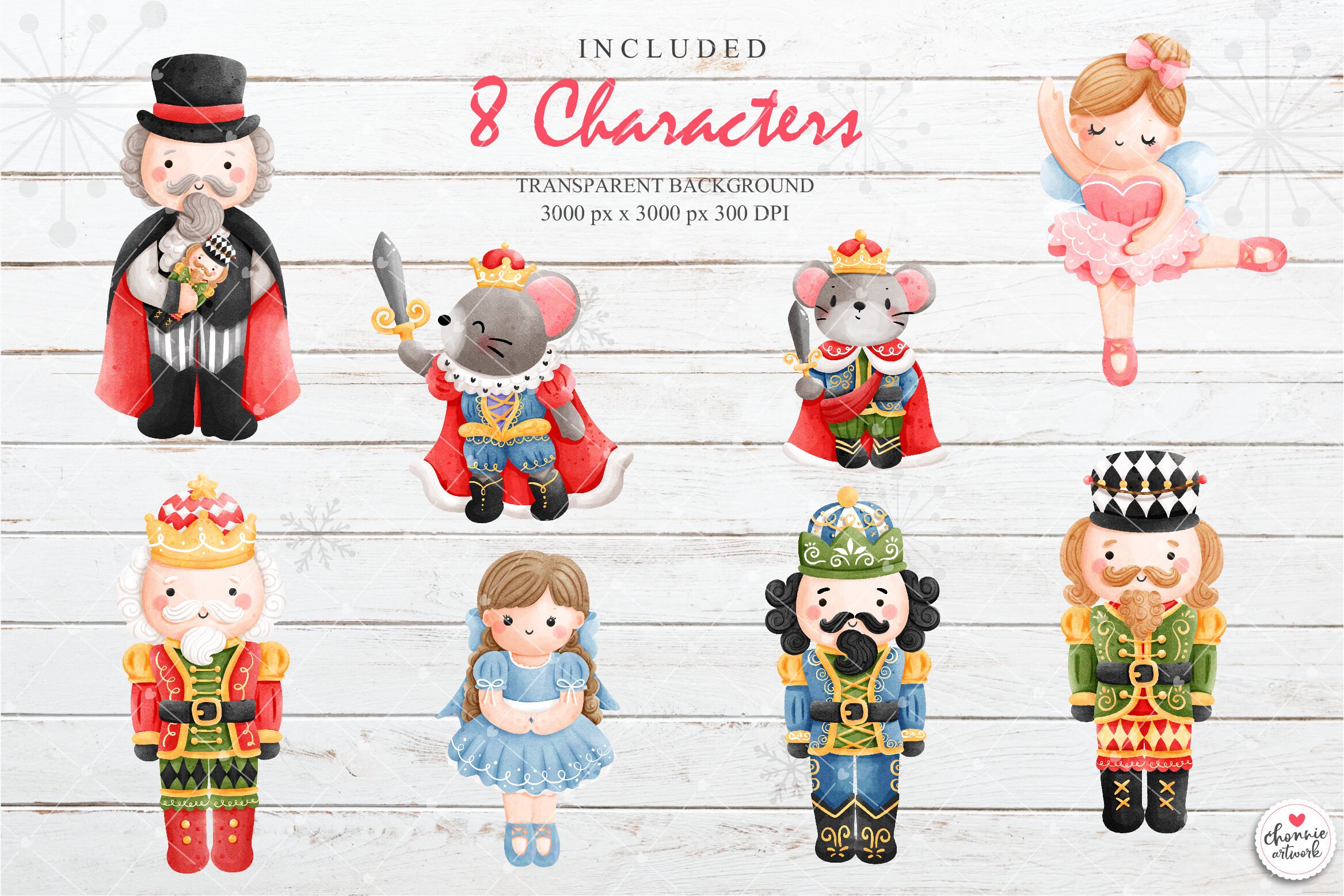 The Nutcracker Clipart Nutcracker Ballet Clipart Nutcracker - Etsy UK
