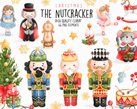 The Nutcracker Clipart Nutcracker Ballet Clipart Nutcracker - Etsy Hong ...