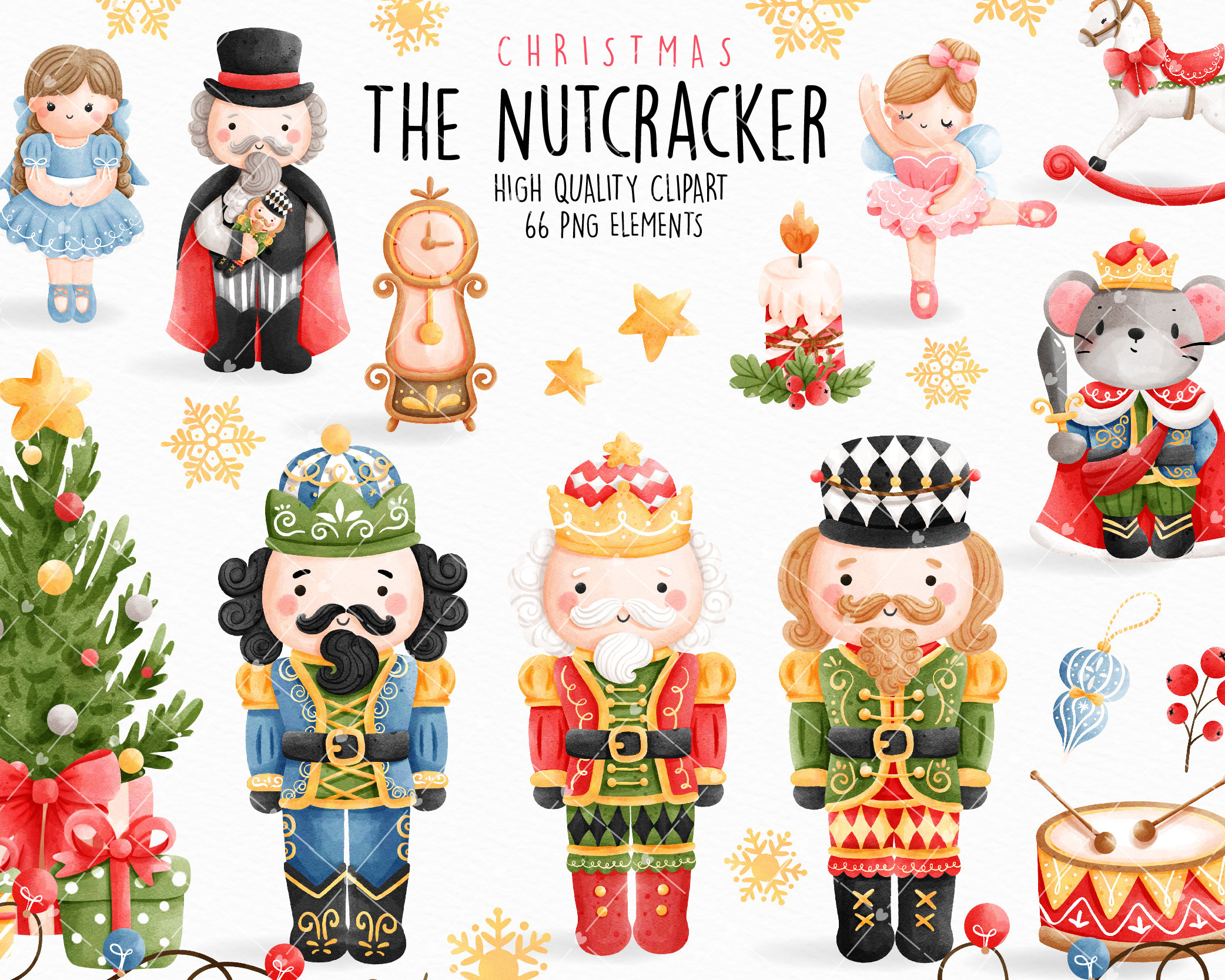 The Nutcracker Clipart Nutcracker Ballet Clipart Nutcracker - Etsy Hong ...