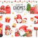 Christmas Mail Gnome Clipart, Christmas Mail Clipart, Gnome Postal ...