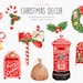 Christmas Mail Clipart, Christmas Delivery Clipart, Christmas Gift ...