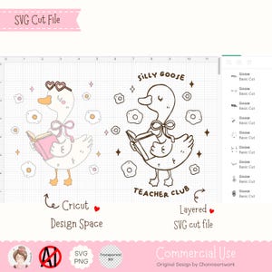 Silly Goose Teacher Club PNG SVG EPS, Silly Goose Meme Shirt, Silly ...