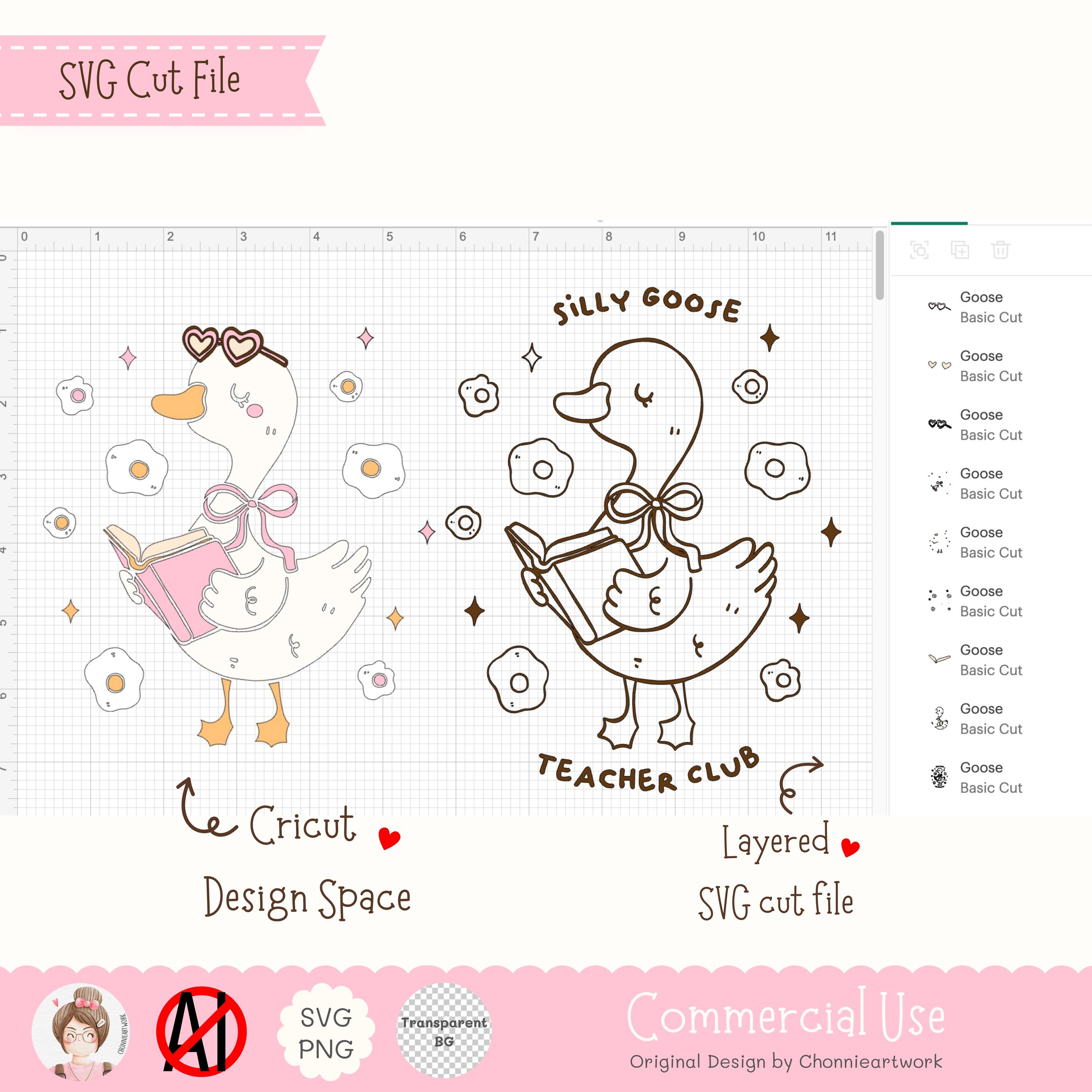 Silly Goose Teacher Club PNG SVG EPS, Silly Goose Meme Shirt, Silly ...