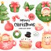 Christmas Clipart Bundle, Christmas Clipart, Santa Clipart, Christmas ...