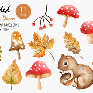 Acorn Clipart, Autumn Leaves Clipart, Fall Leaves Clipart, Autumn ...