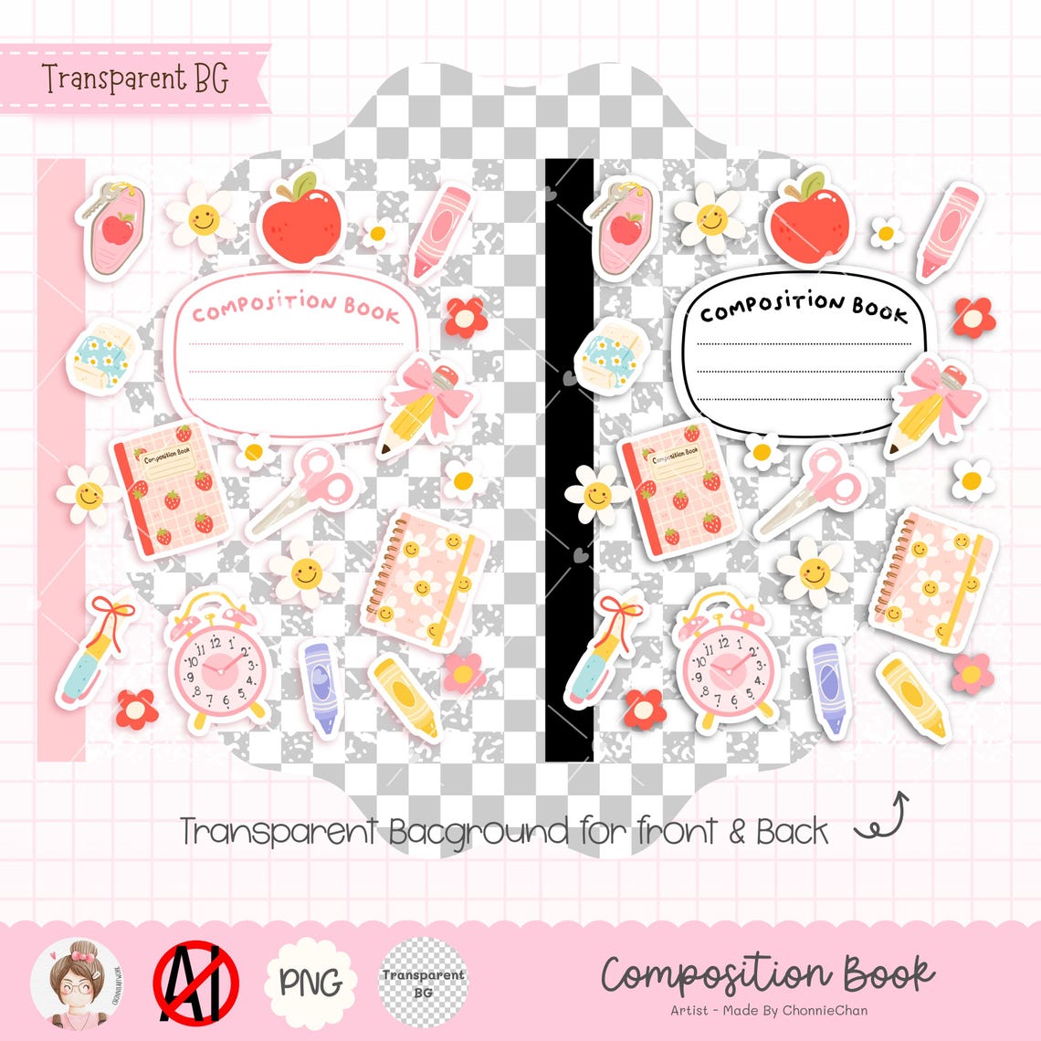 Composition Book Cover, Composition Book Gift, Teacher Composition Book ...