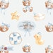 Nautical Teddy Bear Seamless Patterns, Teddy Bear Pattern, Teddy Bear ...