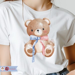 Coquette 4th of July Bear Png, 4th of July Png, Trendy Png, Girly Png ...
