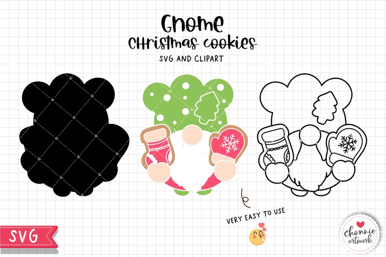 Gnome Christmas Cookies SVG Christmas Cookies SVG Christmas - Etsy