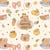 Nautical Teddy Bear Seamless Patterns, Teddy Bear Pattern, Teddy Bear ...