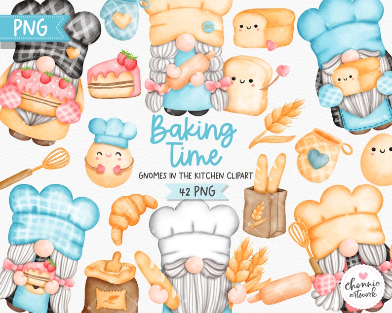 Character Gnome Clipart Bundle Gnome Chef Gnome Nurse Gnome - Etsy