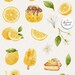 Watercolor Lemons Clipart, Summer Fruit Clipart, Fruit Clipart, Citrus ...