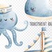 Nautical Clipart Ocean Clipart Lighthouse Marine Clipart - Etsy