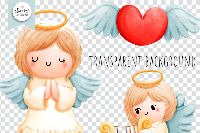 Little Angel Clipart Angel Clipart Heaven Clipart Nativity | Etsy