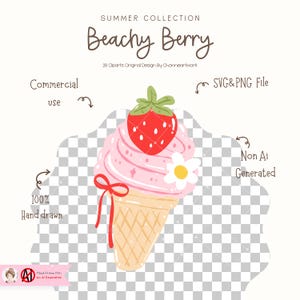 Coquette Girly Beach Summer Clipart Set Pink Coquette Seashell Kawaii ...
