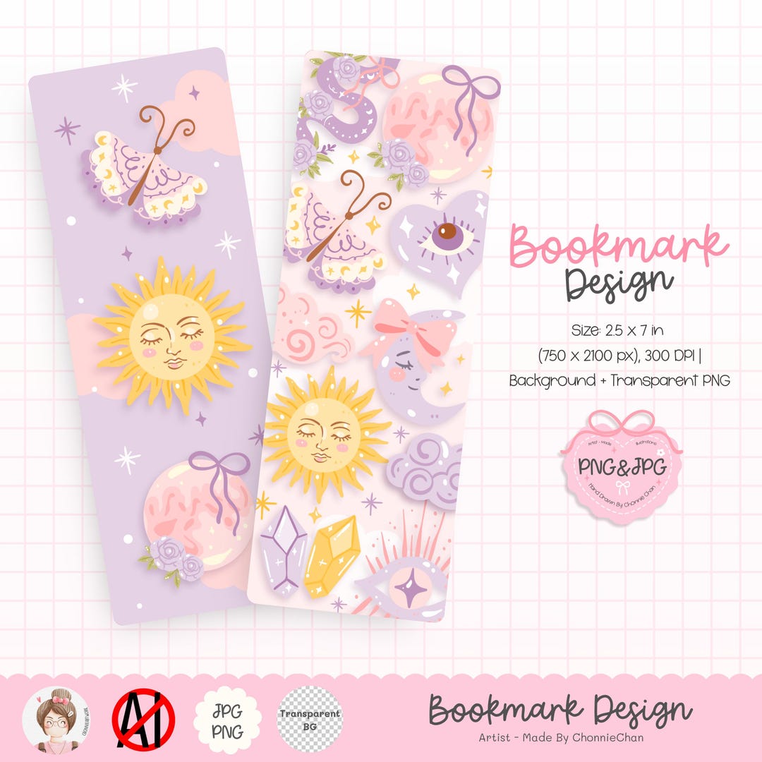 Celestial Bookmark,bookmark Printable Celestial,celestial Bookmark ...