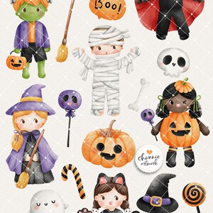 Halloween Clipart, Halloween Costume Clipart, Children Halloween ...