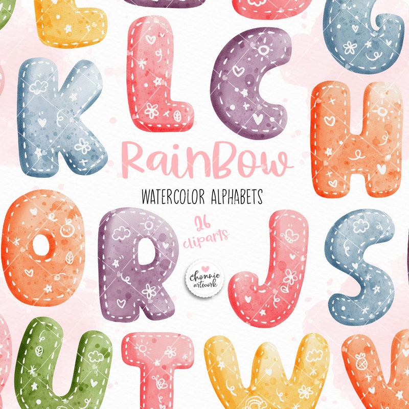 Colorful Wall Letters - Etsy