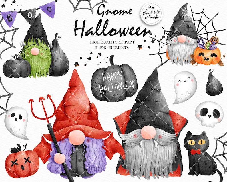 Halloween Clipart Bundle Halloween Clipart Halloween - Etsy