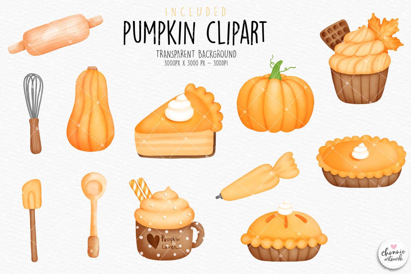 Pumpkin Pie Gnome Clipart Gnomes Pumpkin Pie Clipart Pumpkin - Etsy
