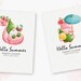 Gnome Flamingo Clipart, Summer Gnome Clipart, Tropical Gnomes Clipart ...