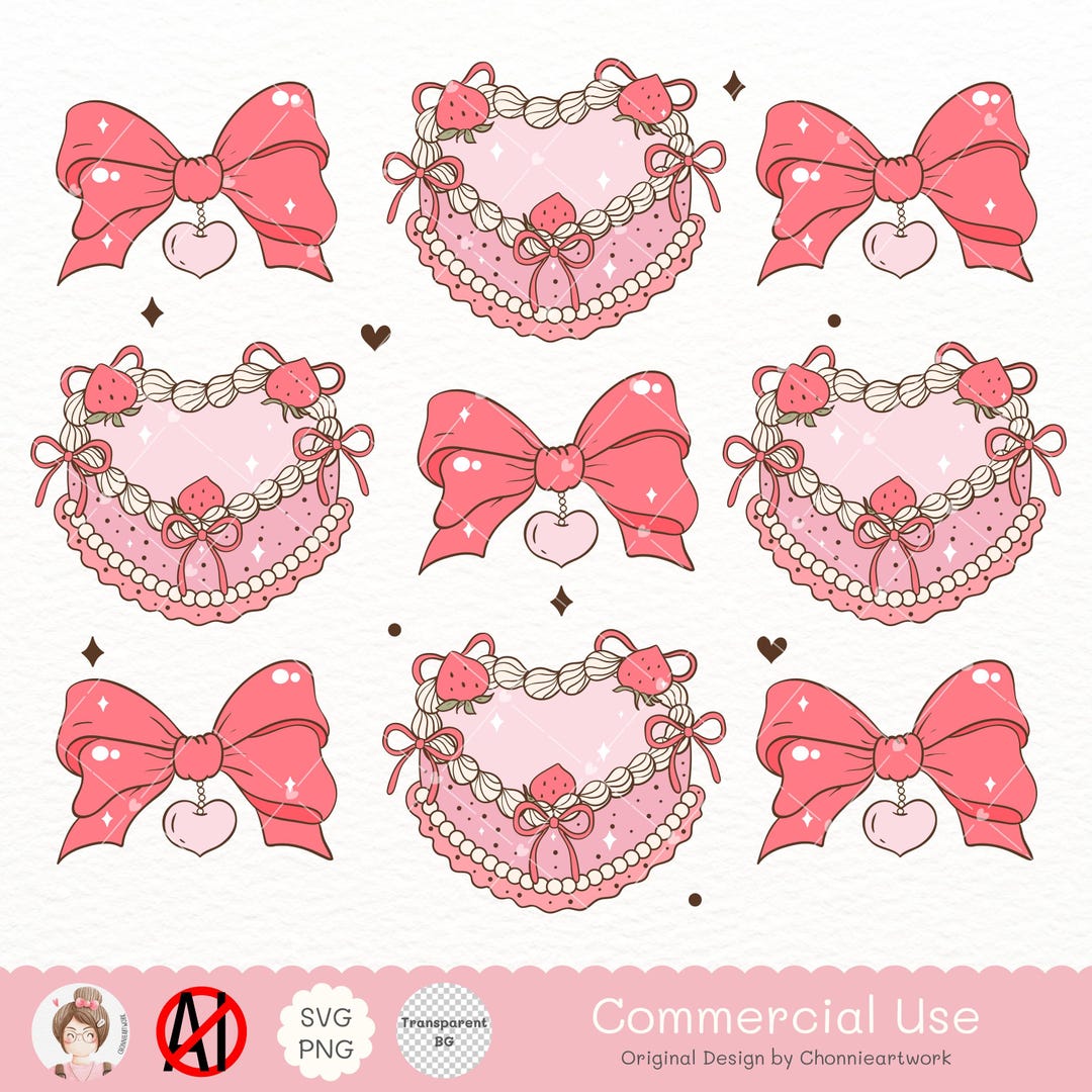 Vintage Cake Clipart Retro Wedding Cake Coquette Birthday SVG PNG ...