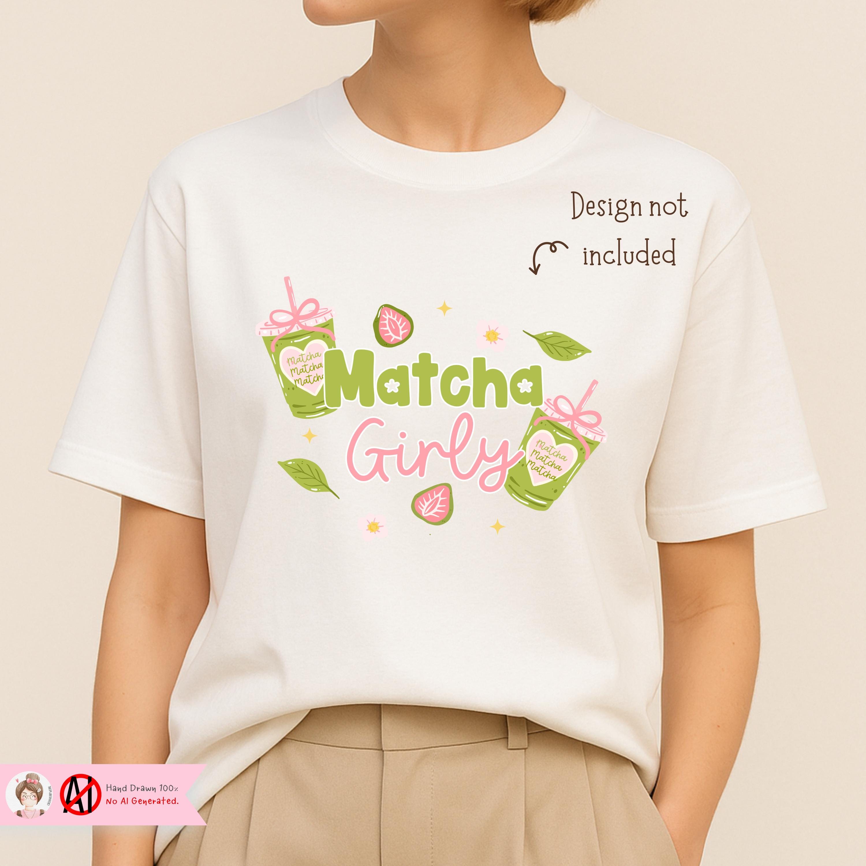 Matcha Lover Clipart, Cute Matcha Tea PNG, Japanese Green Tea Clip Art ...