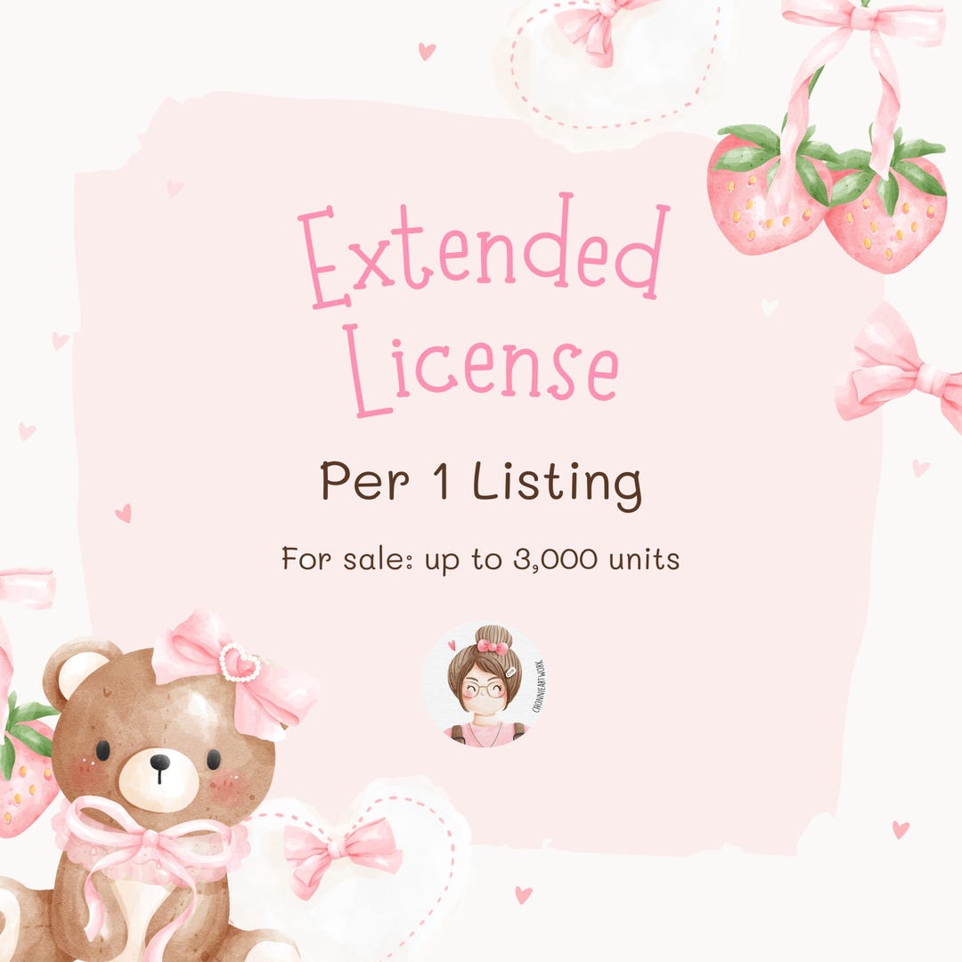 Extended Commercial License for 1 Listing for Sale, up to 3,000 Units ...