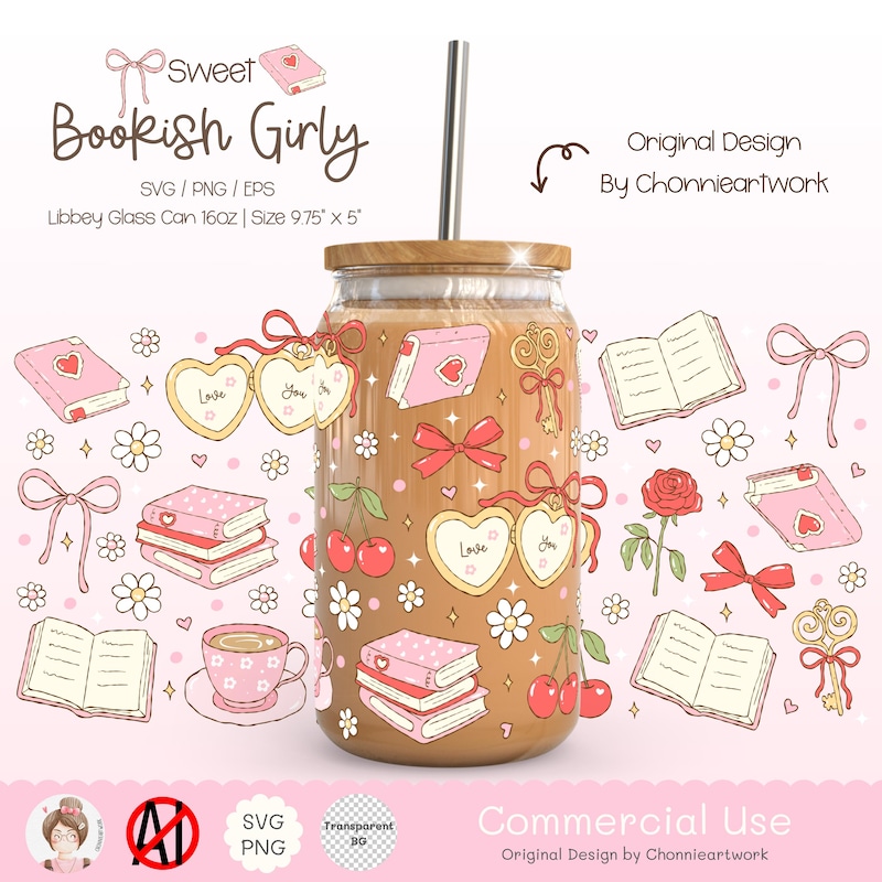Books Svg Cup Wrap - Etsy