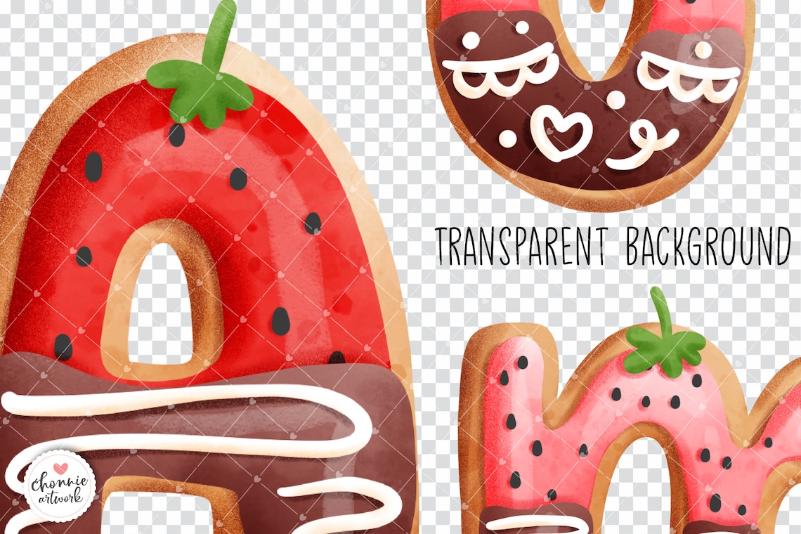 Strawberry Chocolate Alphabet Strawberry Alphabet Valentines - Etsy