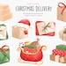 Christmas Mail Clipart, Christmas Delivery Clipart, Christmas Gift ...