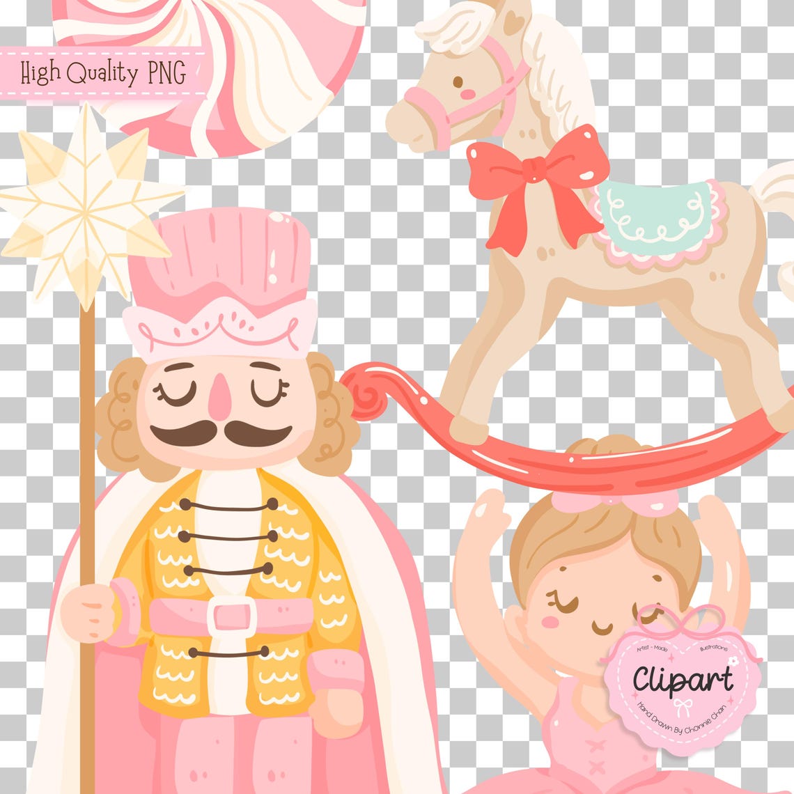 Christmas Pastel Clipart, Pastel Christmas Gifts Clipart, Pastel ...