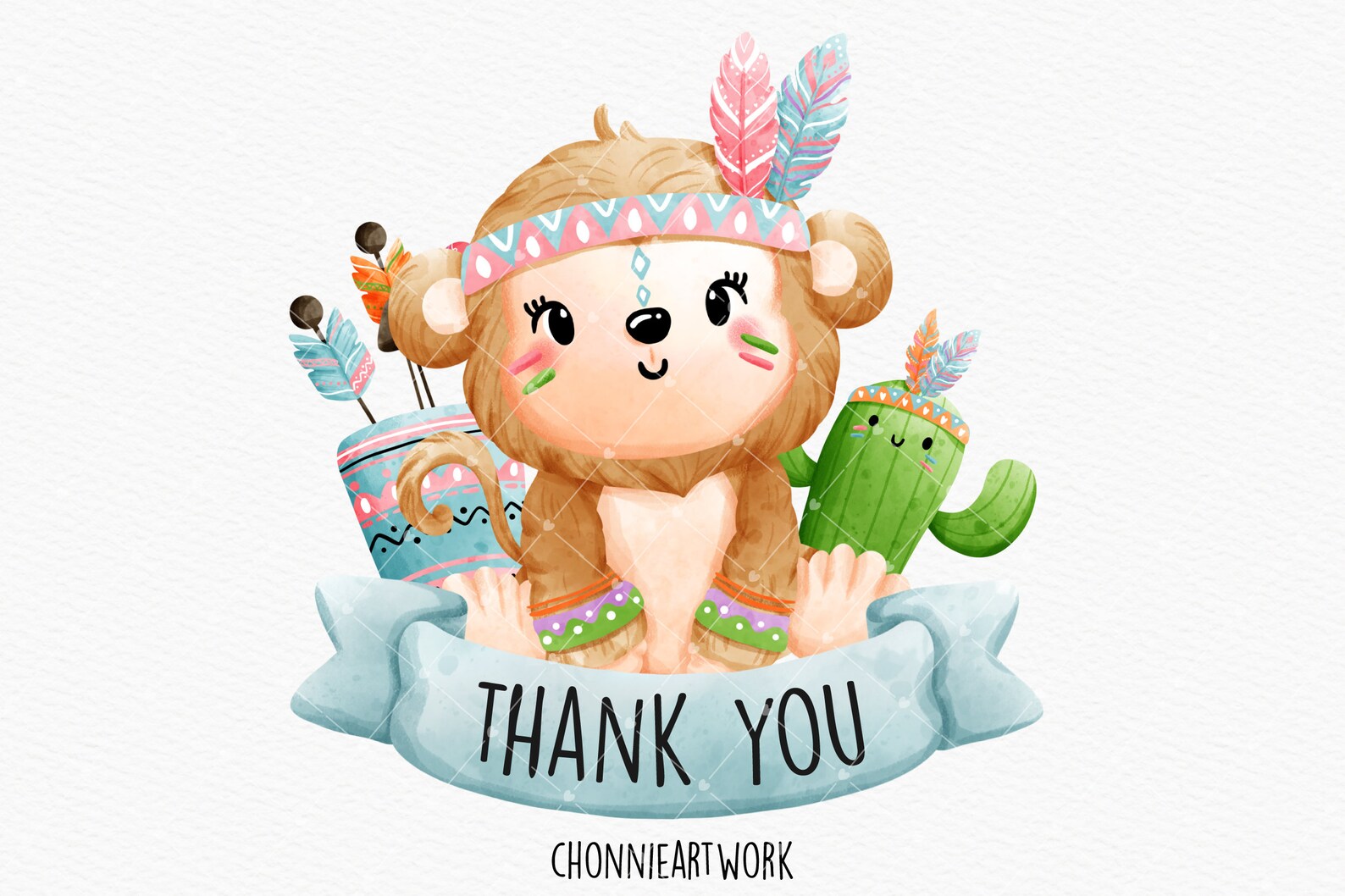 Tribal Animals Clipart Tribal Woodland Animals Clipart - Etsy