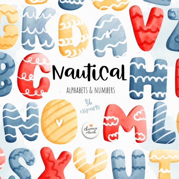 Nautical Alphabet - Etsy