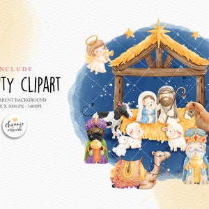 Christmas Nativity Clipart, Nativity Clipart, Christmas Clipart ...