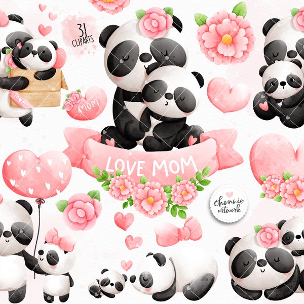 Mothers Day Clipart - Etsy