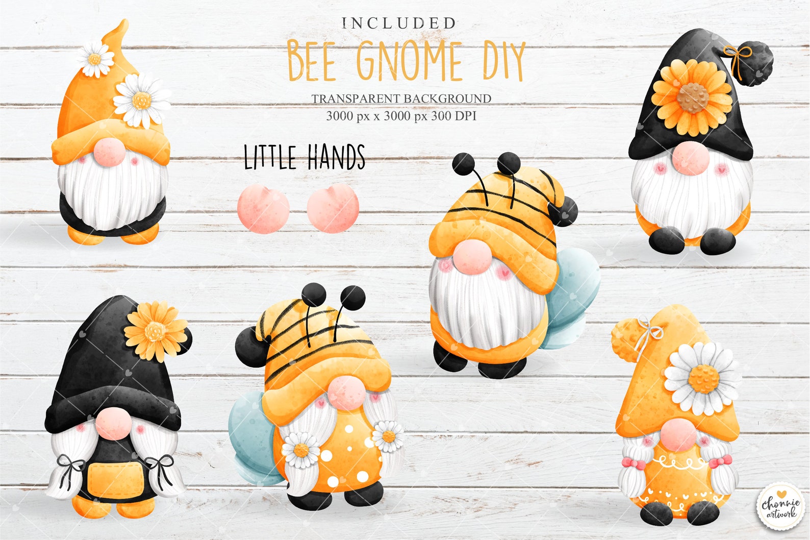Bee Gnome Clipart Gnome Bee Clipart Honey Bee Clipart Gnome - Etsy