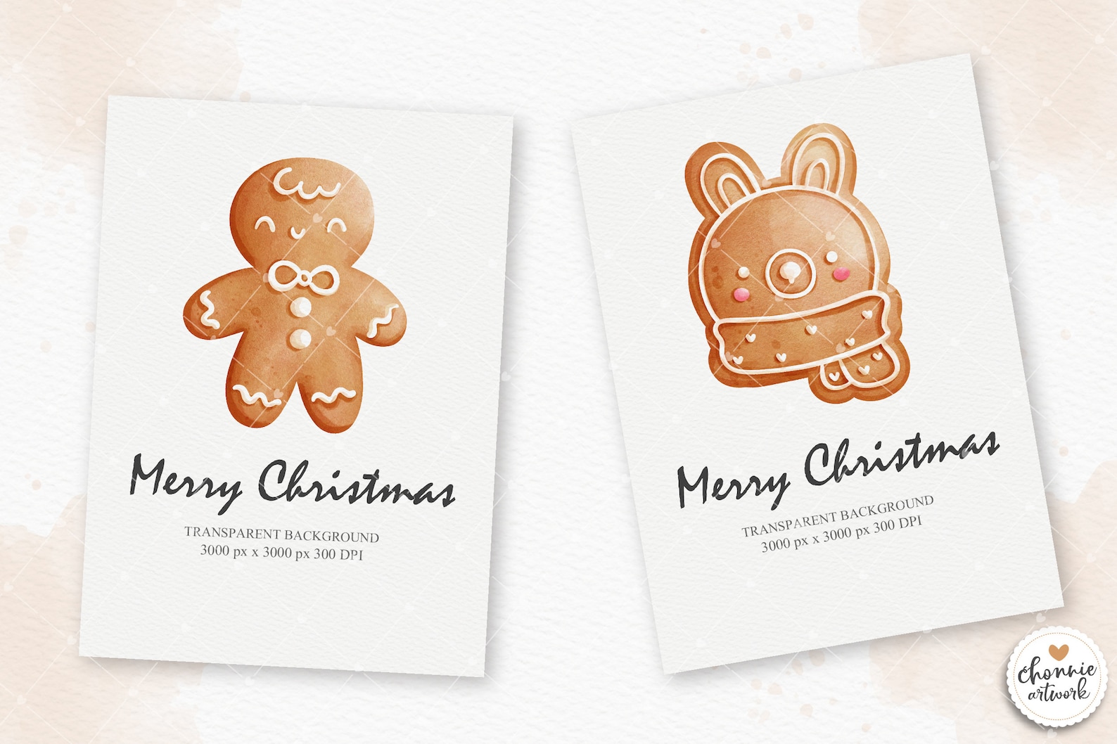 Christmas Clipart Gingerbread Cookies Clipart Christmas - Etsy