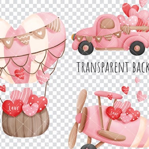 Valentine's Vehicles Clipart, Valentine's Day Clipart, Valentine's Car ...
